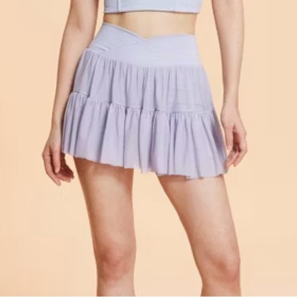Blogilates | Skirts | Nwt Blogilates For Target Lilac Ruffle Ballerina ...
